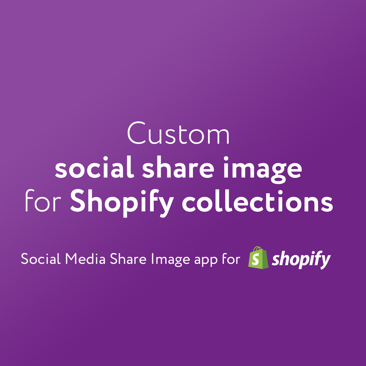 How to set a custom social share image for a collection on Shopify ...